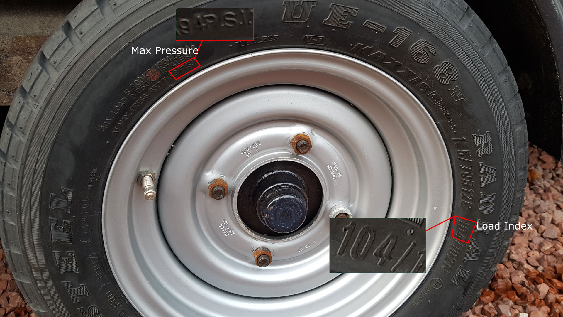 Trailer Tyre Pressure Calculator RSR Engineering
